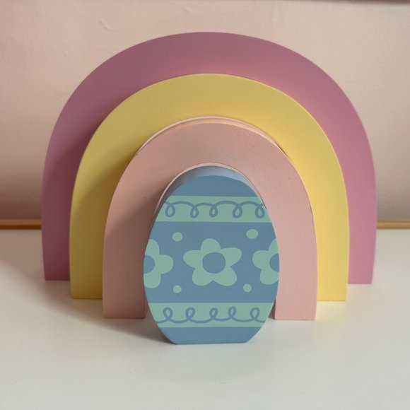 Target | Art | Target Spritz Wood Nesting Rainbow | Poshmark